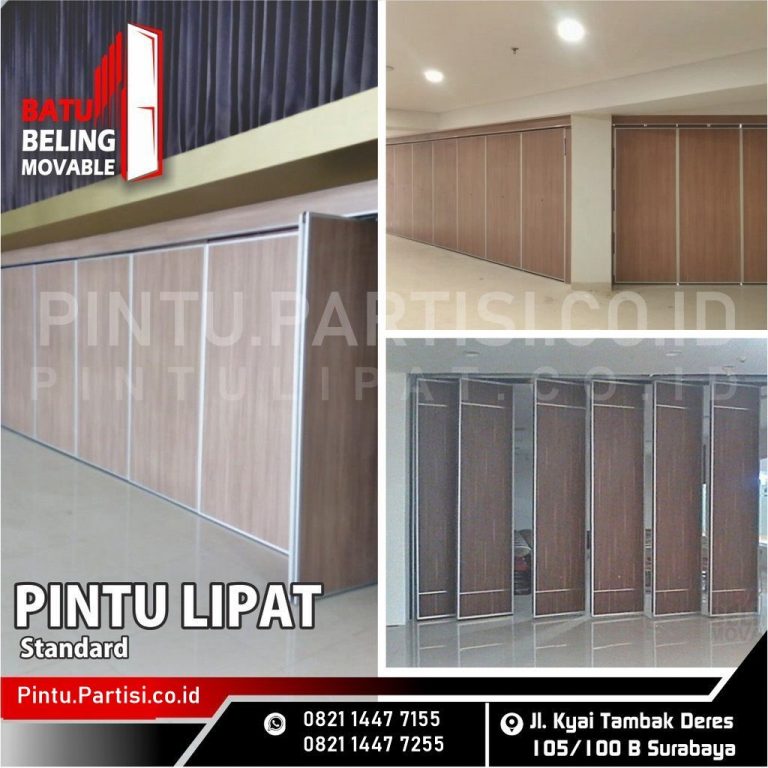 Jual Partisi Pintu Lipat Standart | Pintu.Partisi.co.id